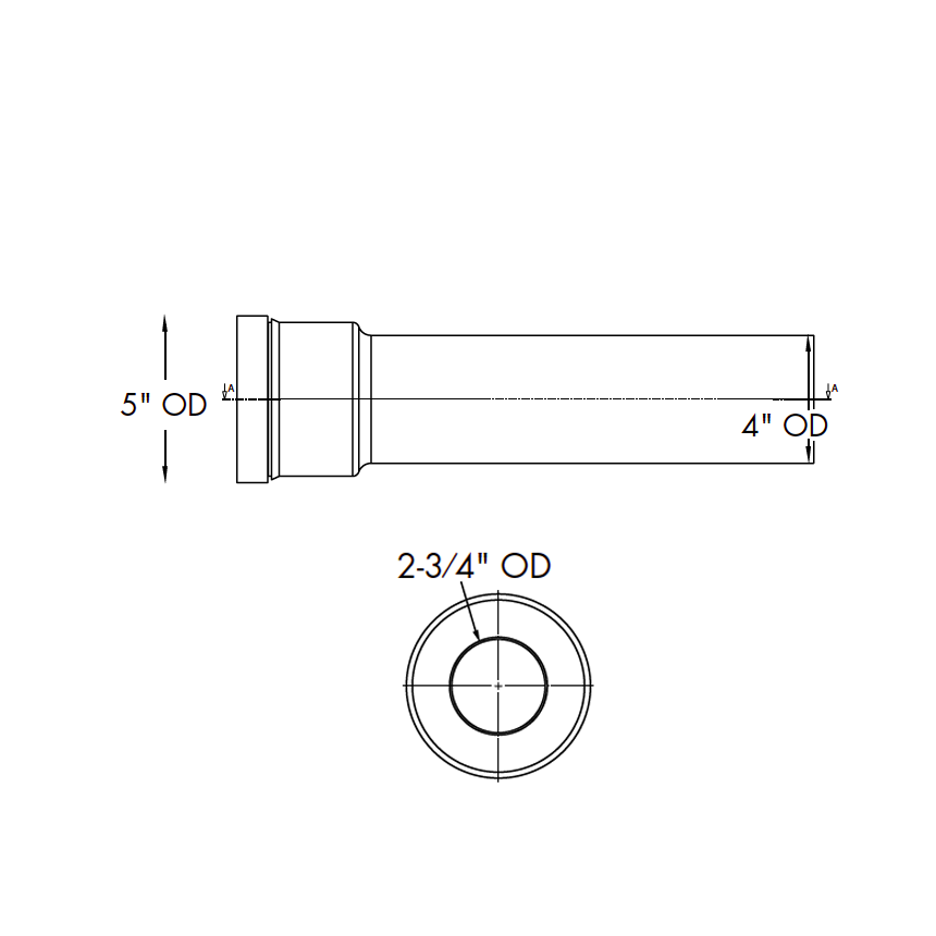 Extension Pipe (18inch) – SanifloDirect